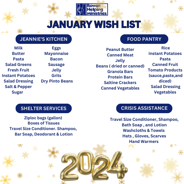 Donate | Rowan Helping Ministries
