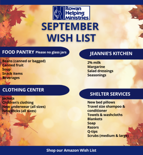 Donate | Rowan Helping Ministries